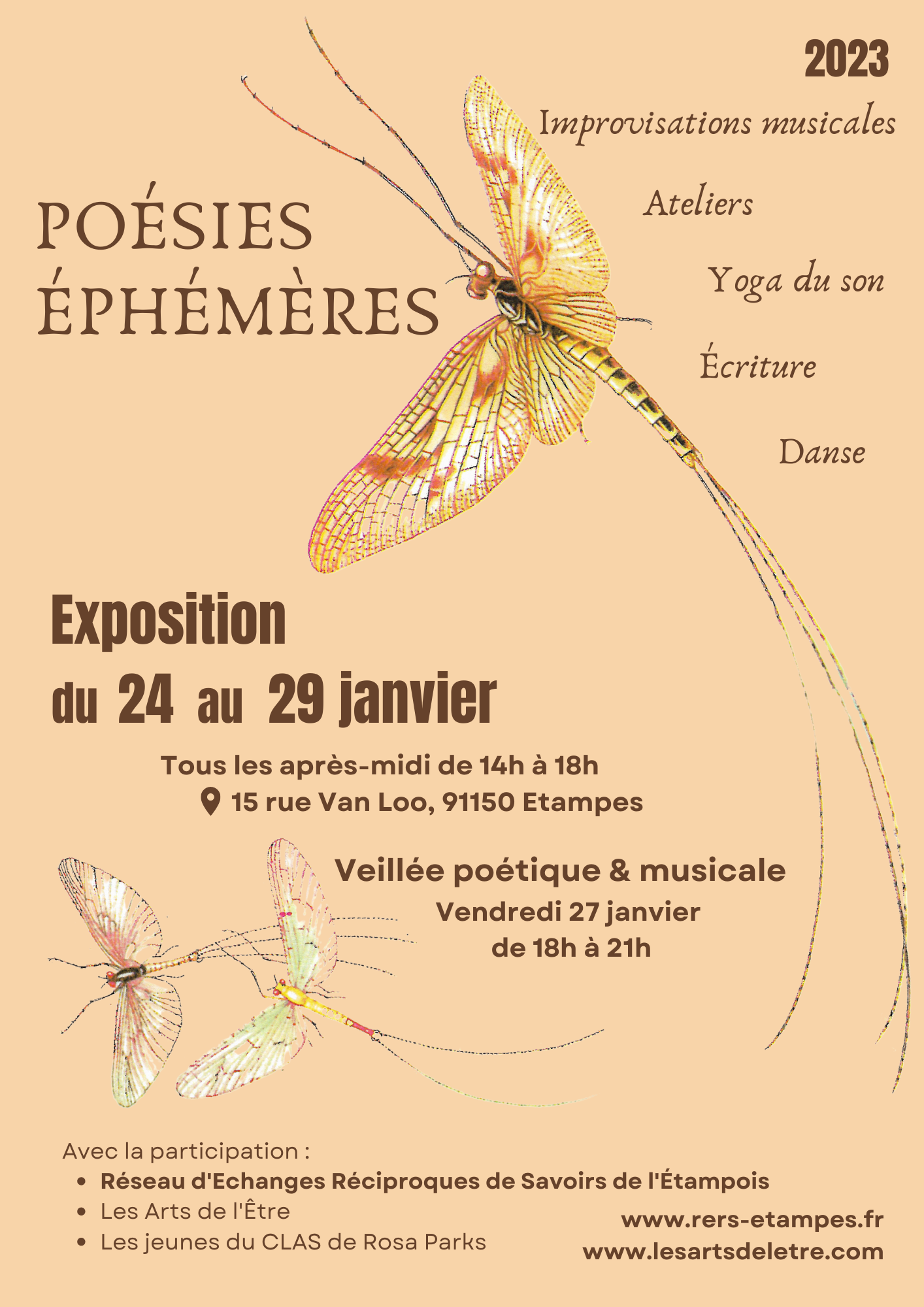 Poésies Ephémères | Les Arts de l Etre
